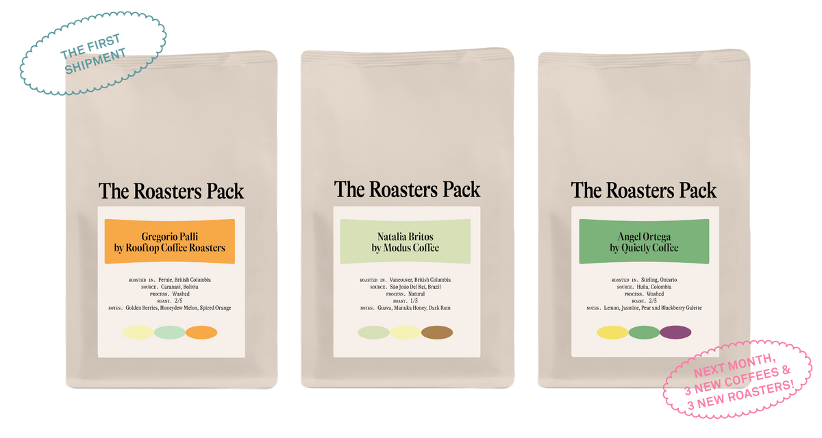3x4oz - The Roasters Pack - Fruity & Complex (Light Roasts) - 1 Issue