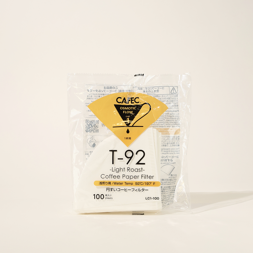 Cafec Light Roast T92 Paper Filter – The Roasters Pack
