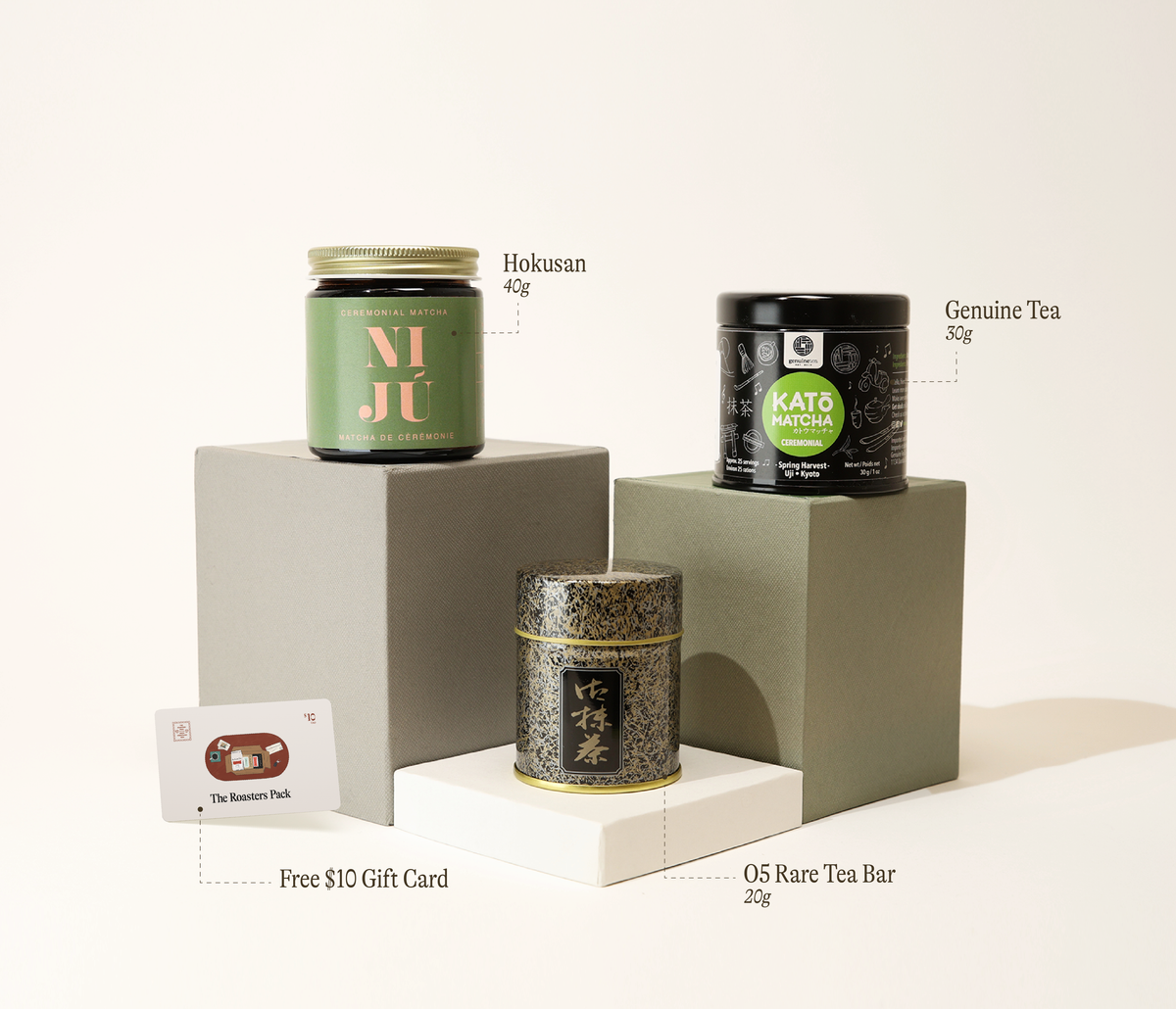 Matcha Tasting Flight – The Roasters Pack